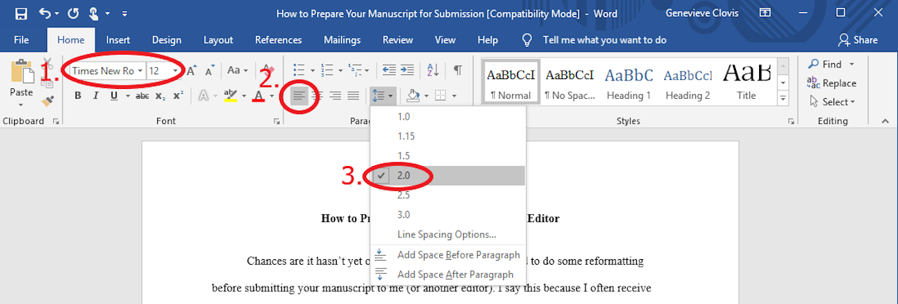 How to Prepare Your Manuscript for an Editor - Clovis Editorial